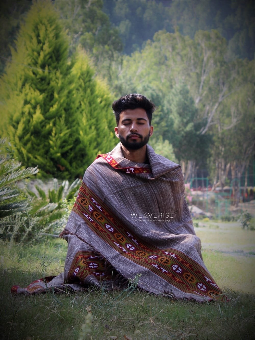 Himalayan Serenity : 100% Wool Meditation Wrap Prayer Shawl ...