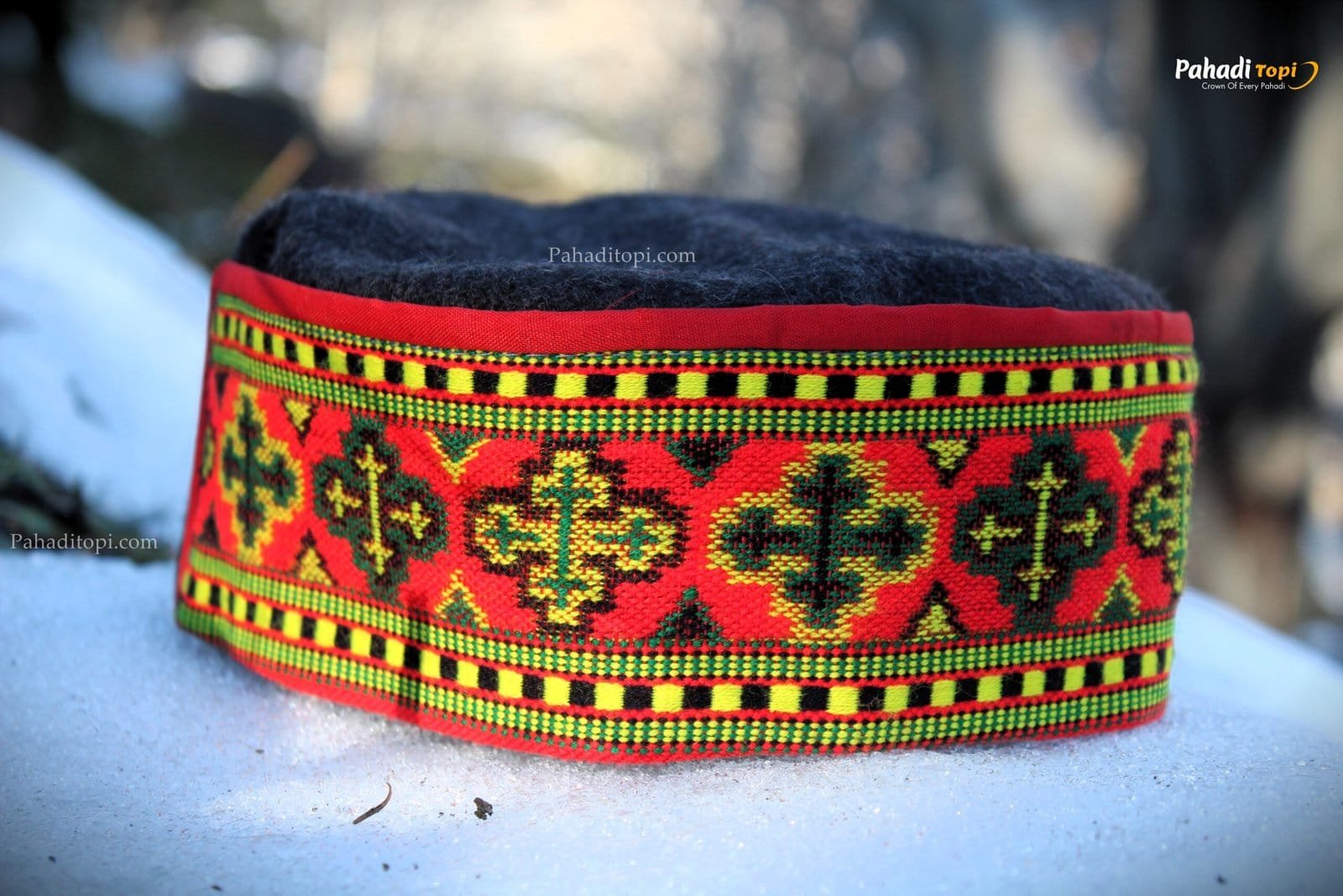 Vintage Himachali Pahadi Cap - Woolen Headgear from the Hills ...
